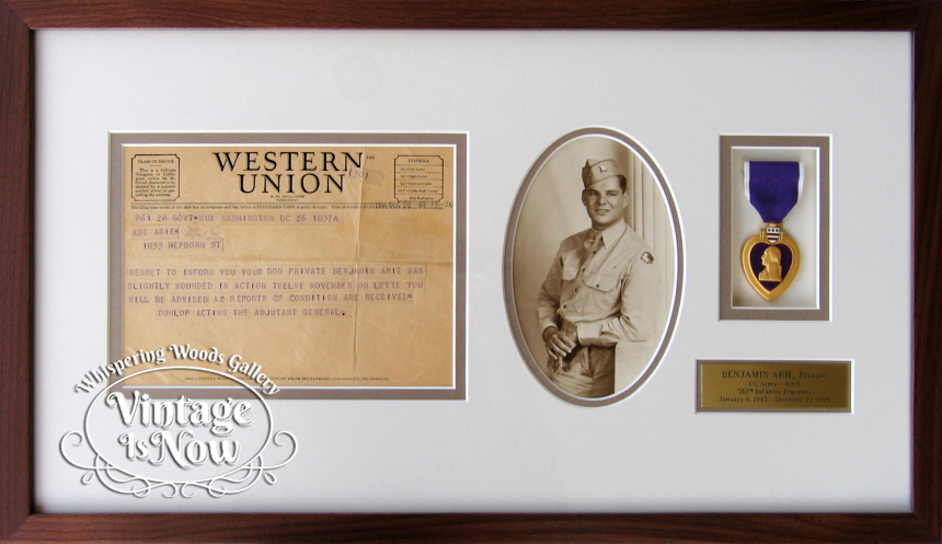 “Vintage is Now”Day 4 -WWII Telegram, Photo & Purple Heart – Whispering ...