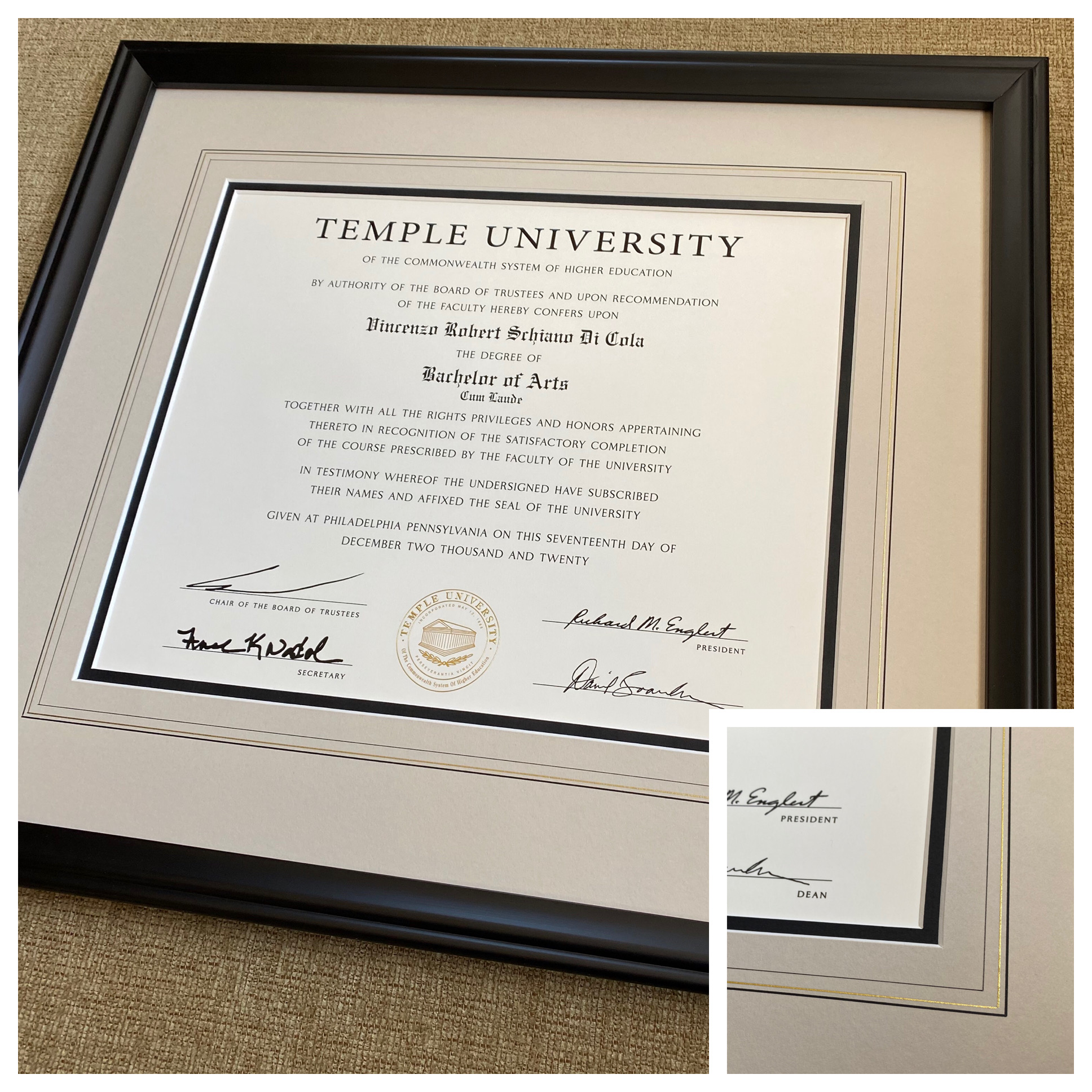 A Diploma Frame for Every Style – Whispering Woods Gallery